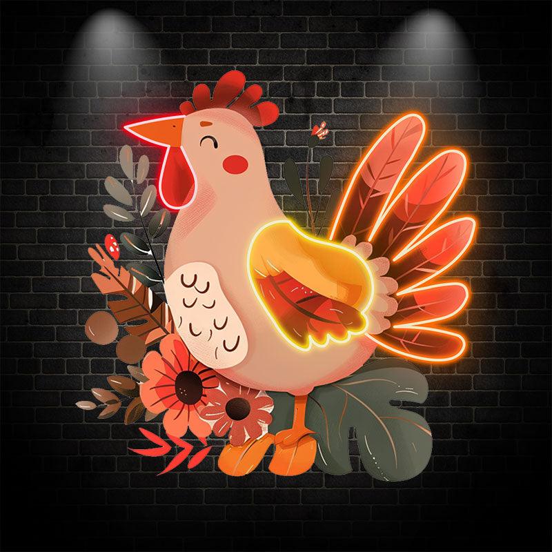 Thanksgiving Turkey Decorations neon signs - Cute LED Neon Lights by t