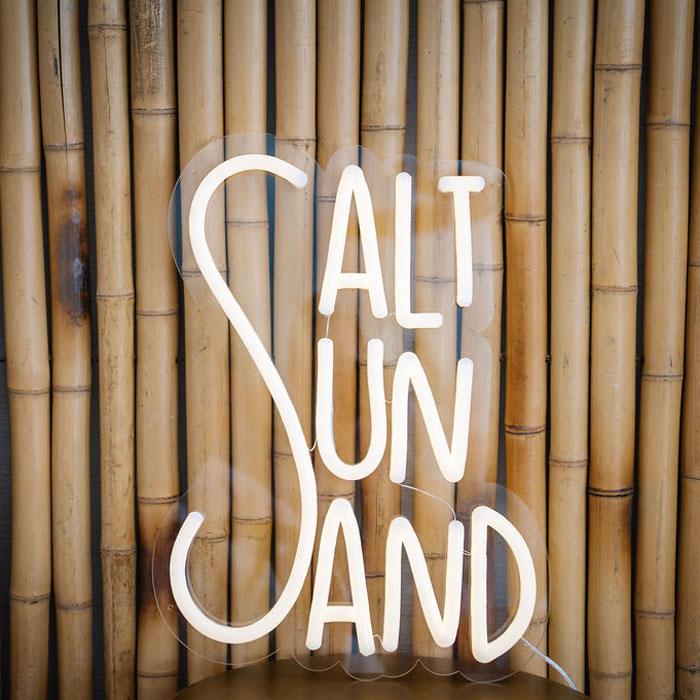 SALT SUN SAND neon signs – Toysign