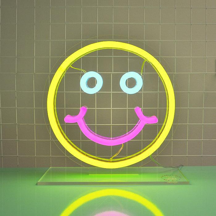 SMILEY FACE TABLE TOP neon signs – Toysign